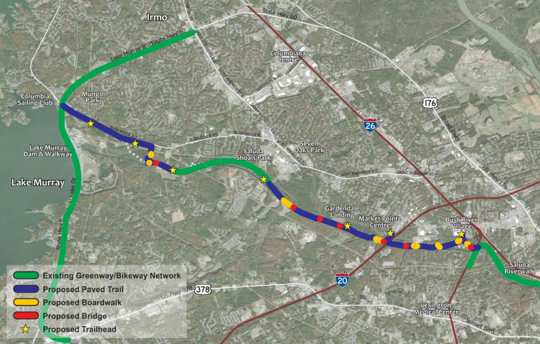 Phase 1 of Saluda Shoals Riverwalk set to open this fall