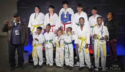 Martial arts students shine at Taekwondo championships
