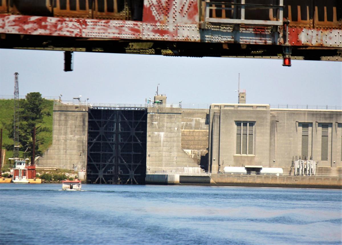 Gates to the Lakes: Almost 80 years old the Pinopolis Lock is as ...
