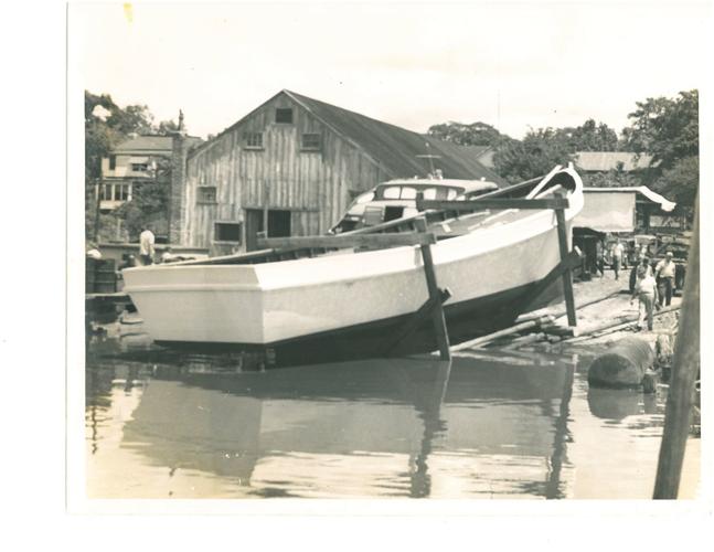 A look back in time at Captain Rene's marine railway: Cathou ...