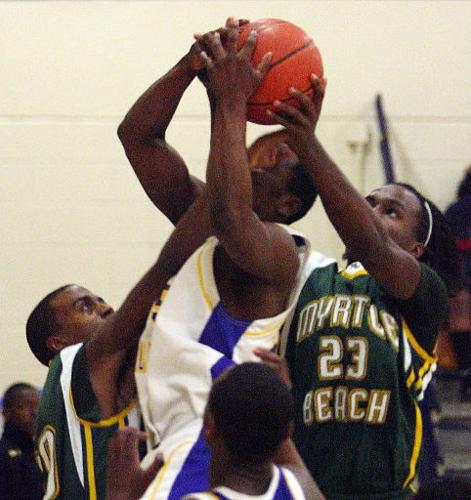 North Charleston-Myrtle Beach basketball playoff game