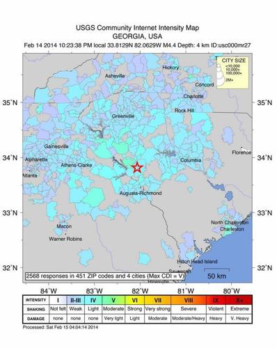 Residents react to earthquake 4.1 magnitude Edgefield earthquake felt ...