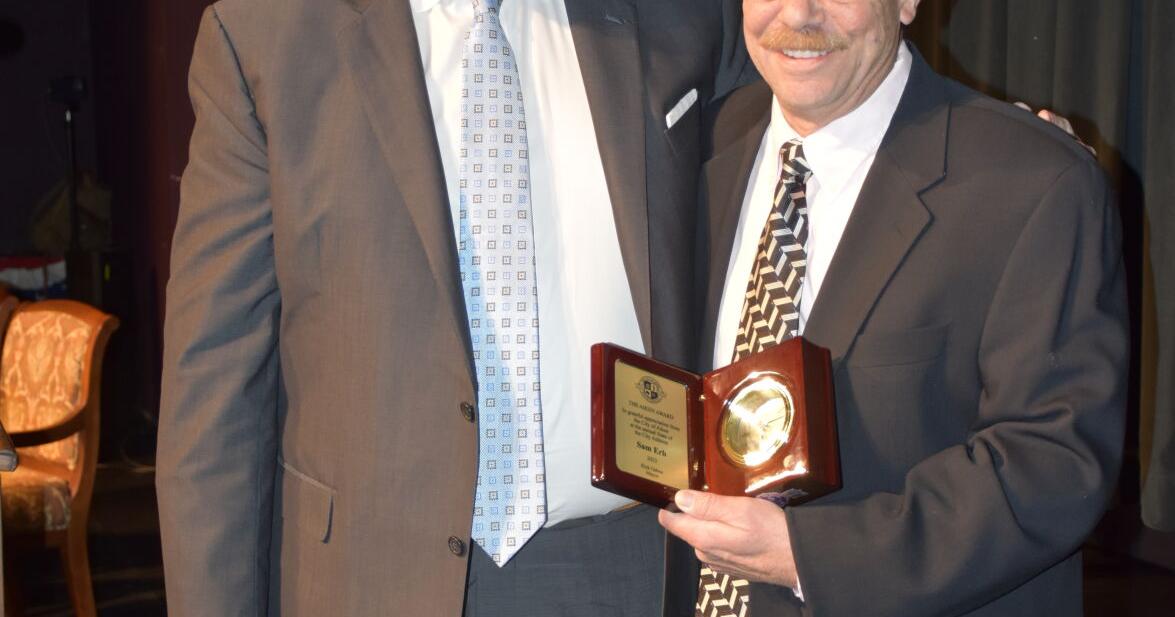 Sam Erb, Carmen Landy receive Aiken Awards from city