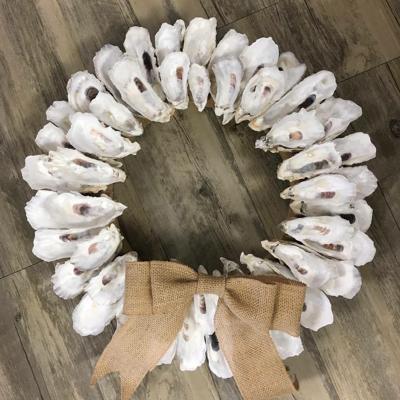 oyster shell wreath