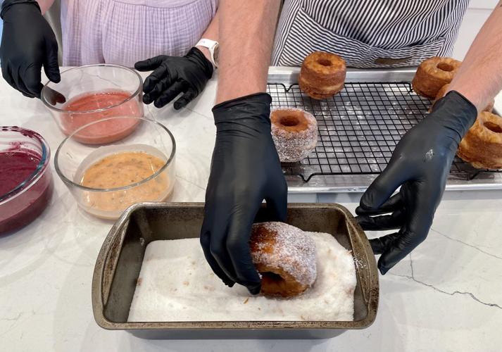 Greenville couple cooks up 100-layer doughnuts for local shops