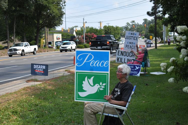 Peaceful protestors call for the end of war in Gaza