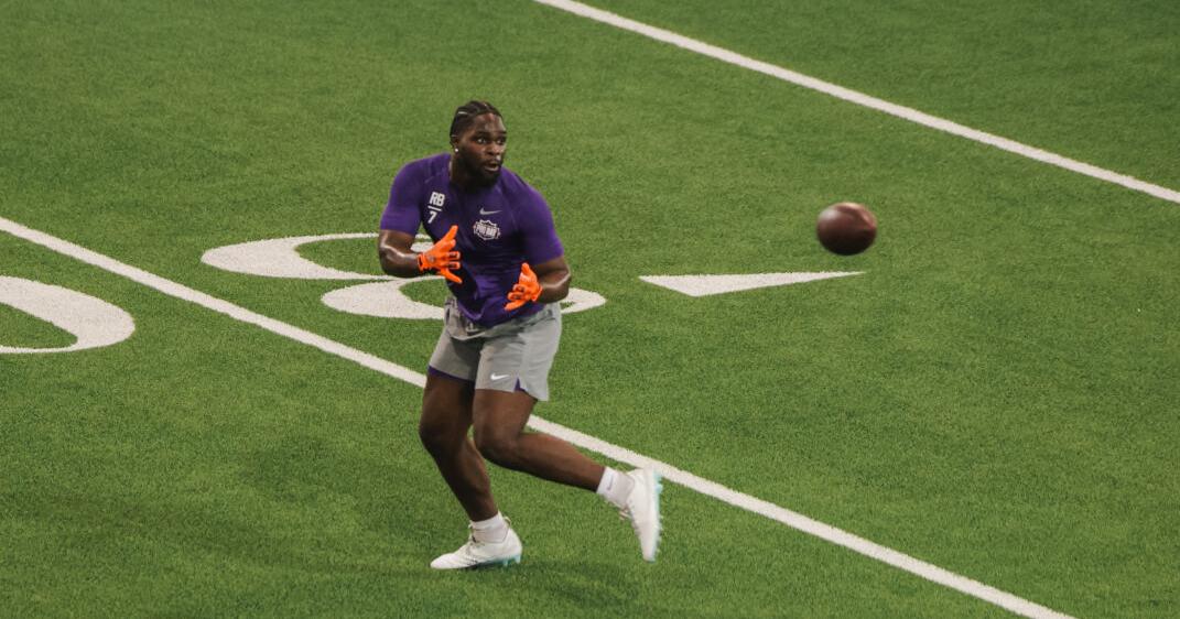Clemson's Phil Mafah works out for NFL teams, awaits draft