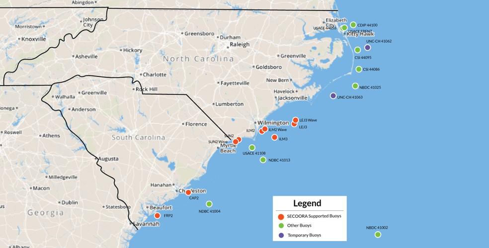 Missing weather buoys off SC coast 'a serious handicap' to hurricane ...