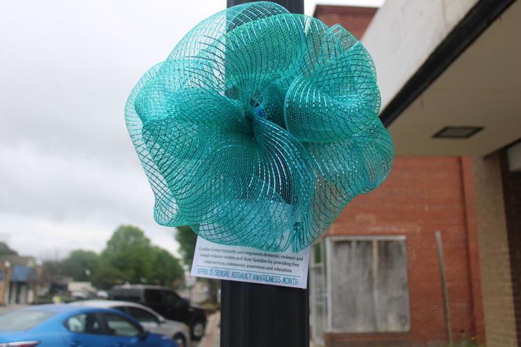 Cumbee Center places ribbons for sexual assault awareness | North ...