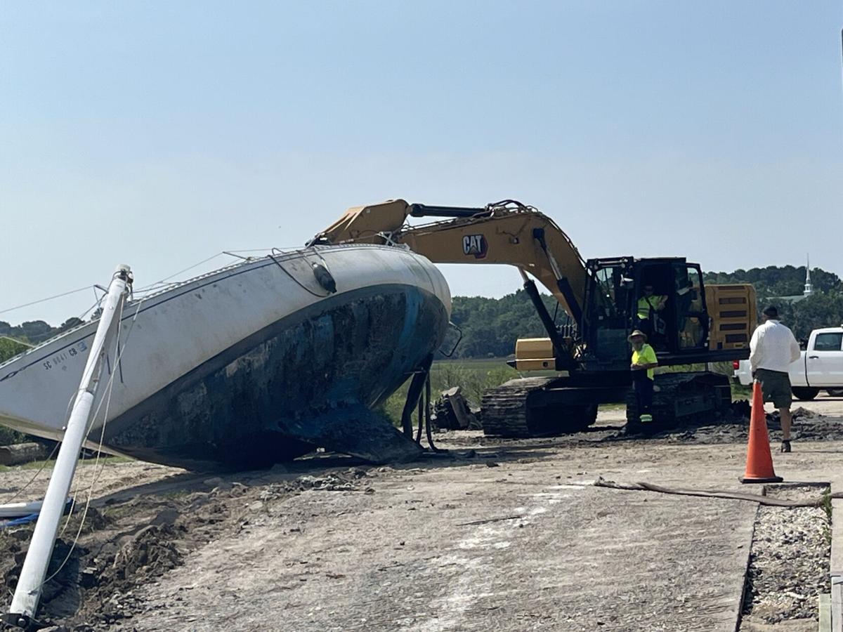 SC senator's derelict boat salvaged, destroyed