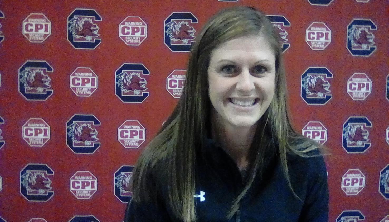 Meet dietitian Kristin Coggin. She's in charge of fueling the Gamecocks.