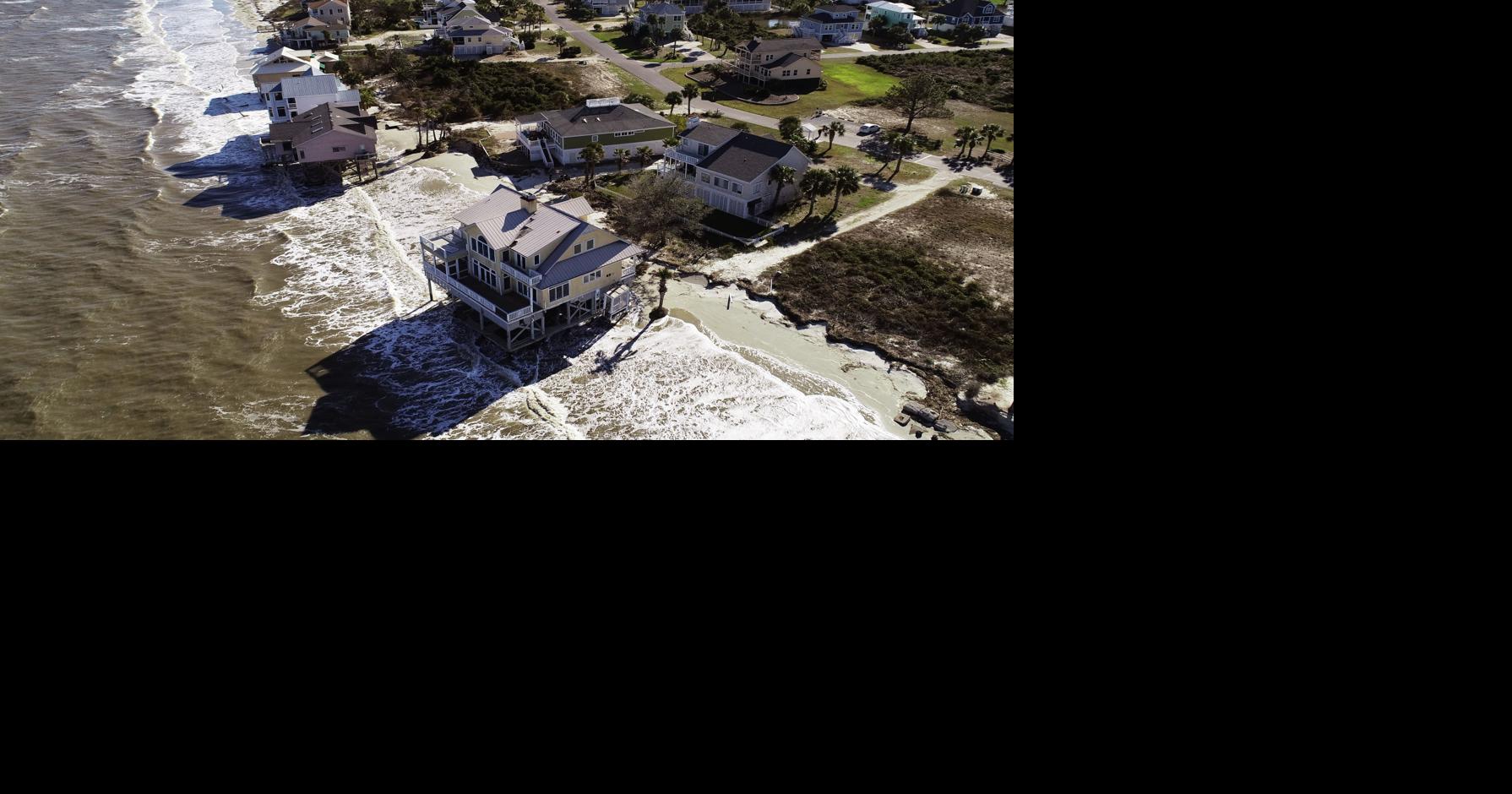 As SC island homes fall into ocean, owners behind them wonder if they ...