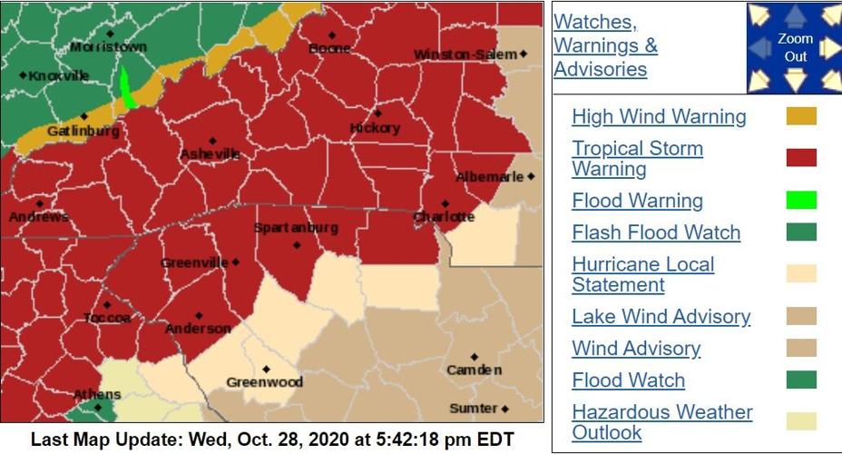 Almost 90,000 still without power in the Upstate morning after Zeta ...