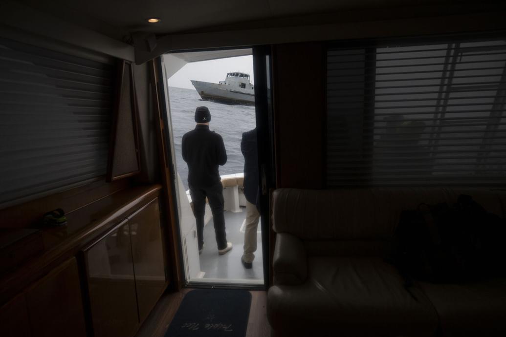 Abandoned torpedo retriever sunk off Charleston coast
