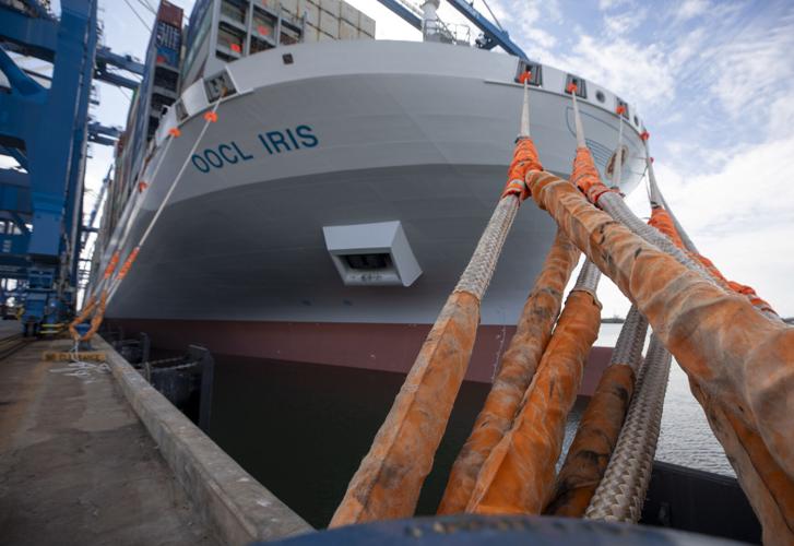Iris, SC Ports' biggest ship, proves it's not bad being last