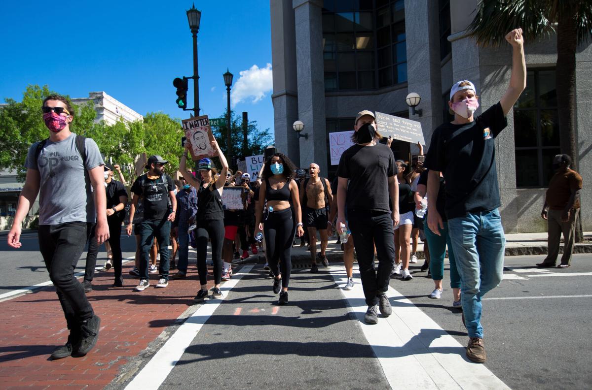 A social media post called for protests in Charleston's Market. Were ...