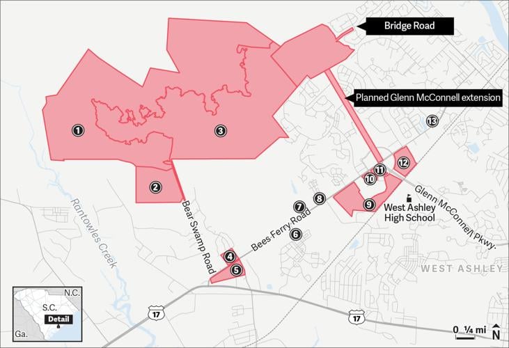 12 developments underway on high-traffic West Ashley road