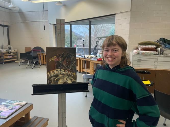 USCA senior’s artwork currently featured in NC gallery
