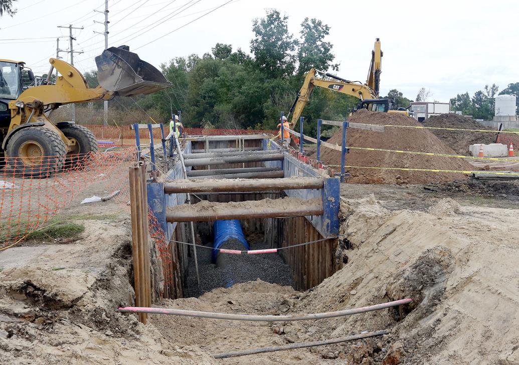 A 100-year-old water pipe just unearthed near Charleston was made of wood