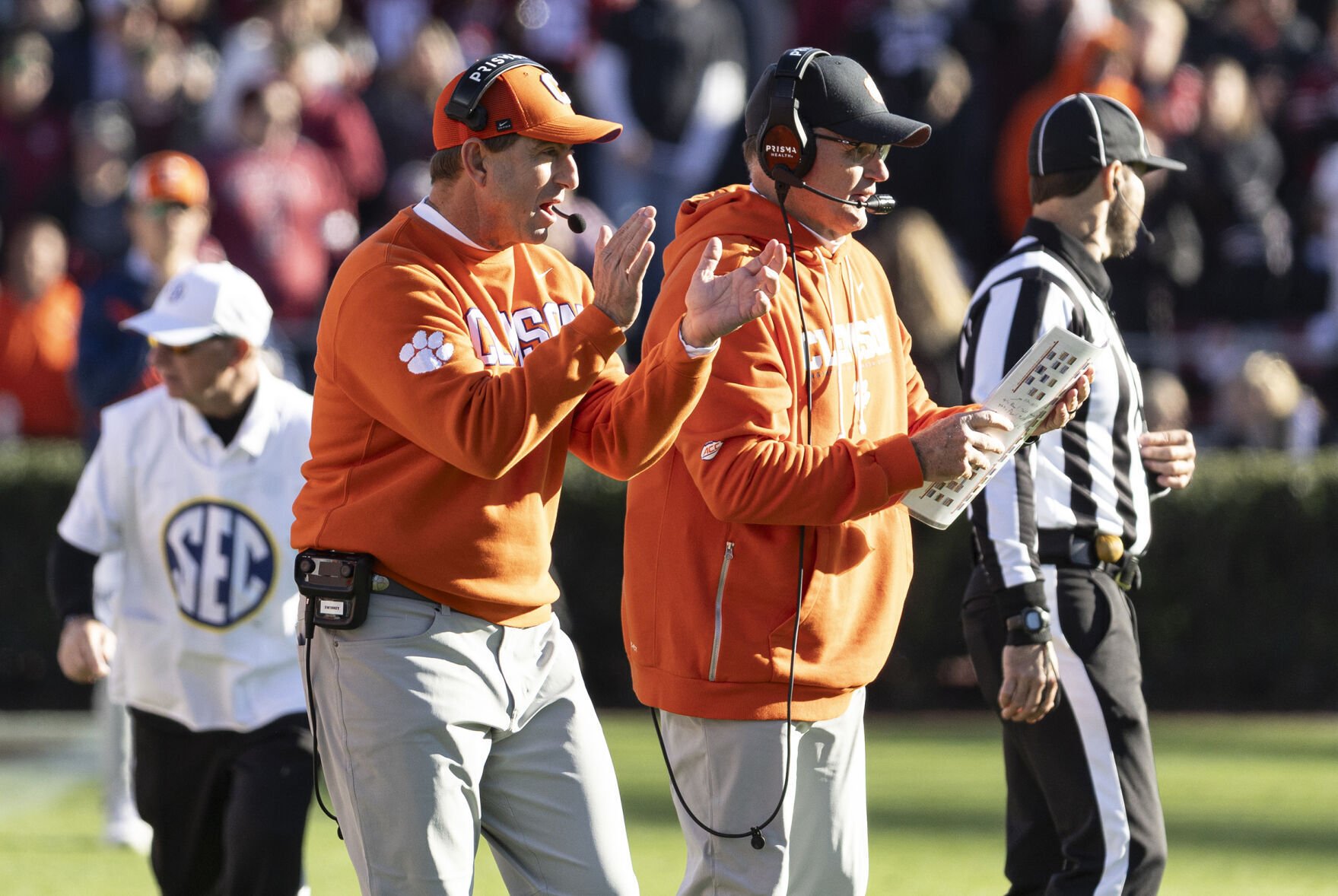 Swinney fires Clemson assistants Garrett Riley, Mickey Conn