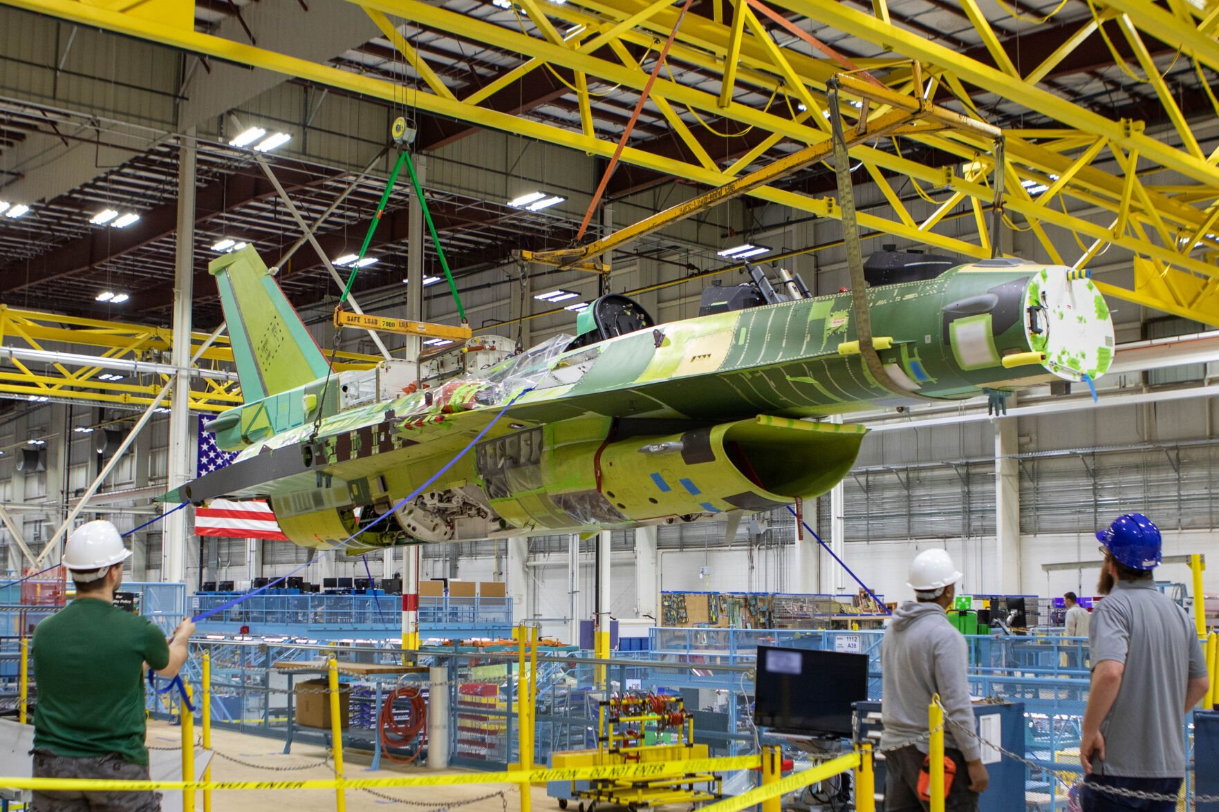 How F-16 jets are made at Lockheed Martin's Greenville site