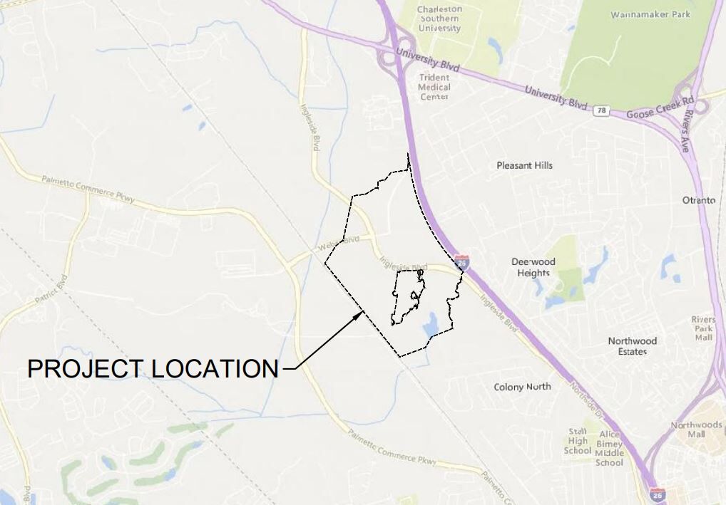 Large town center-type development planned near new I-26 interchange in ...