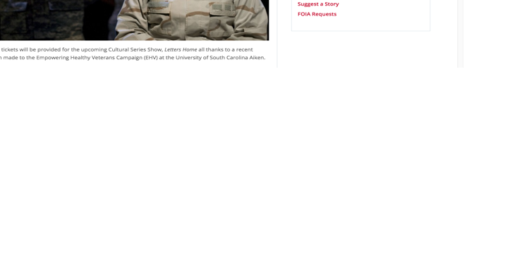 Veterans, active service members able to receive free tickets to Etherredge Center showing of ...