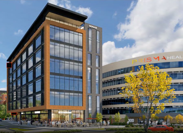 7-story office building planned for downtown Greenville