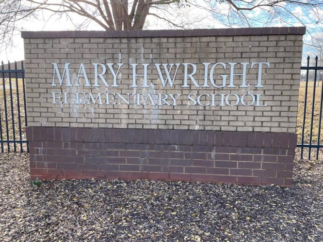 Mary H. Wright Elementary School has garden for students