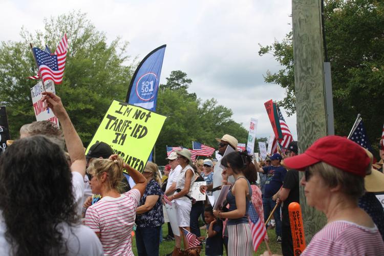 Aiken joins in nationwide No Kings protest against Trump