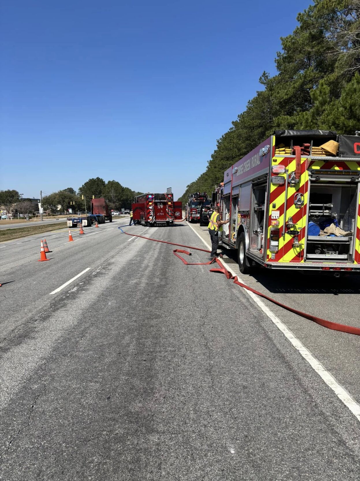 Firefighters respond to brush blazes across the Lowcountry