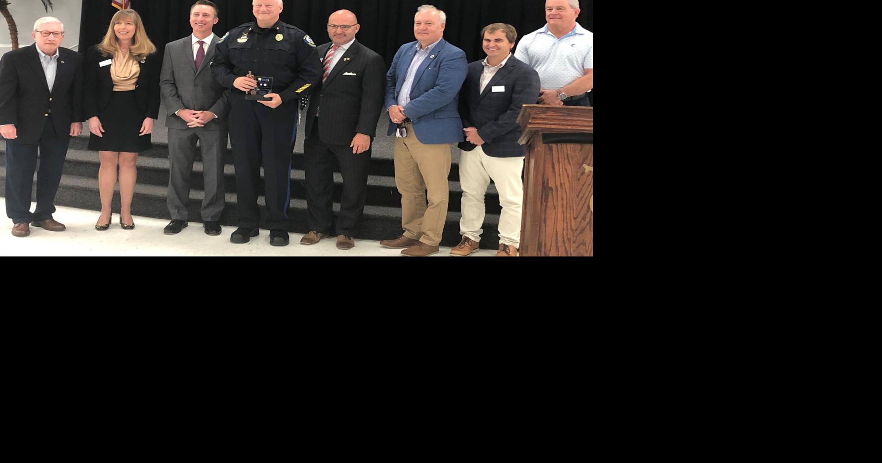 Police Chief Carl Ritchie honored by Chamber of Commerce