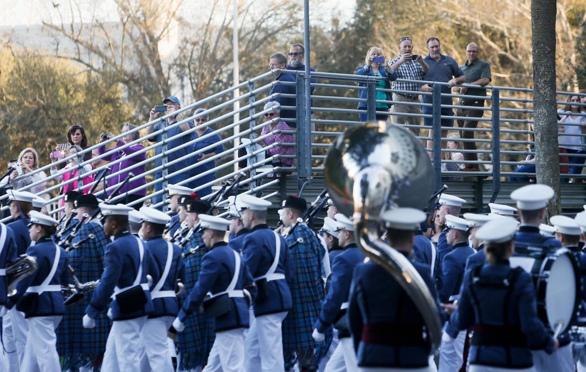The Citadel's dress rehearsal for the inaugural parade | Multimedia ...