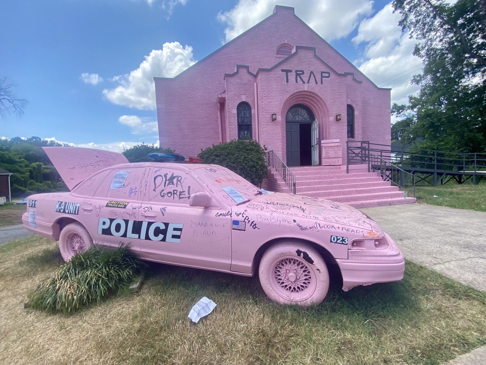 Greenville SC's pink church stunt developer arrested on DUI