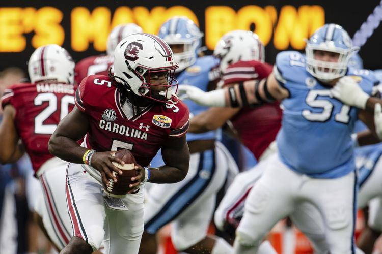 Dakereon Joyner conducts flawless offense as Gamecocks whip UNC in Duke ...