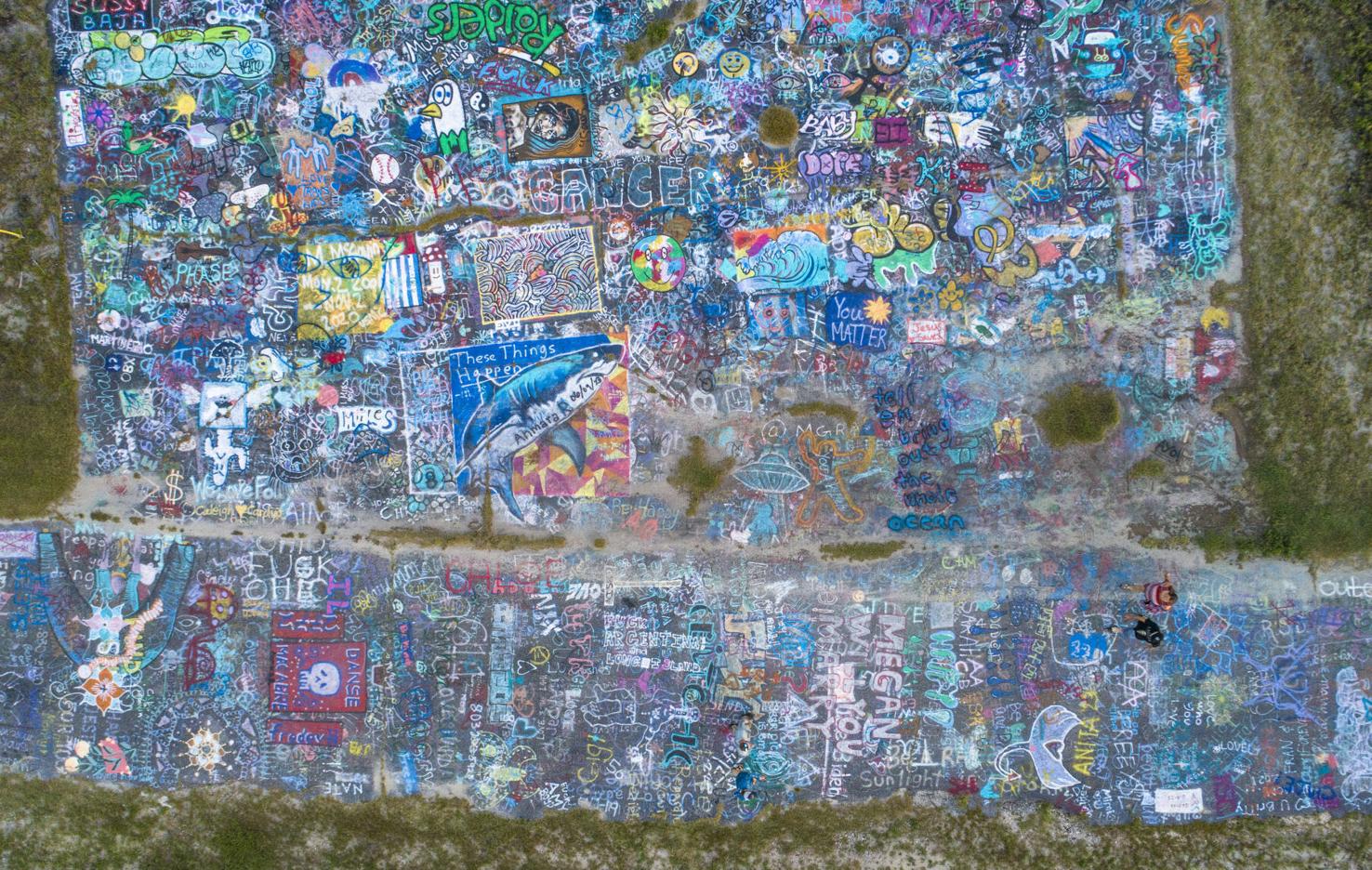 The story behind the Folly Beach graffiti path