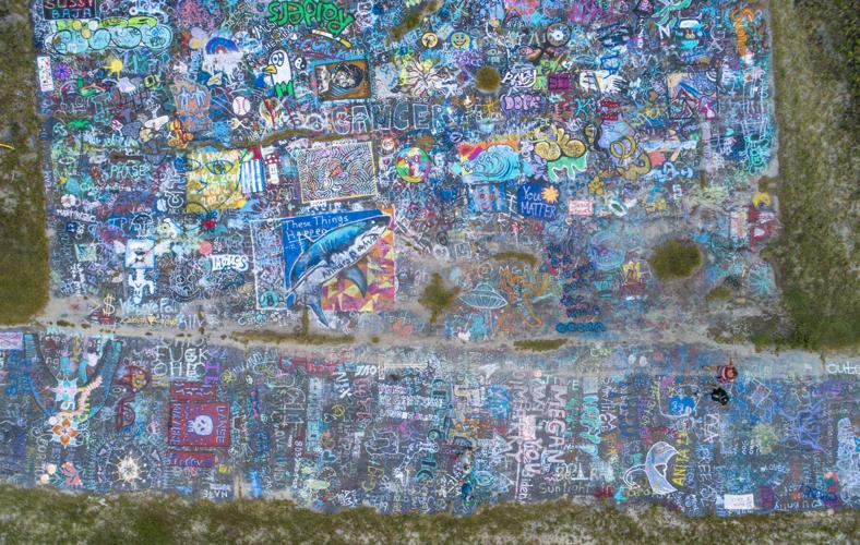 The story behind the Folly Beach graffiti path