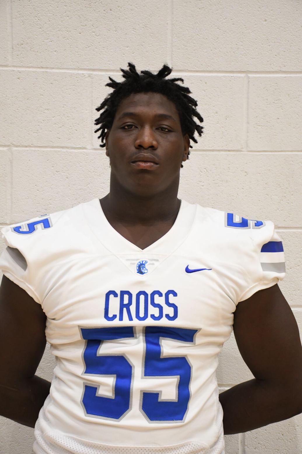 Cross tackle Amonte McCray heads high school football honor roll