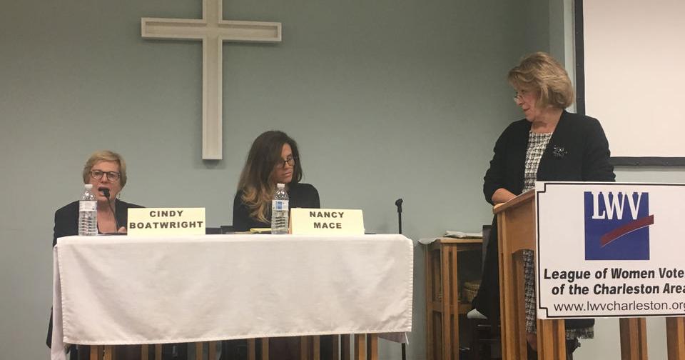 Statehouse hopefuls Cindy Boatwright, Nancy Mace get testy at candidate ...