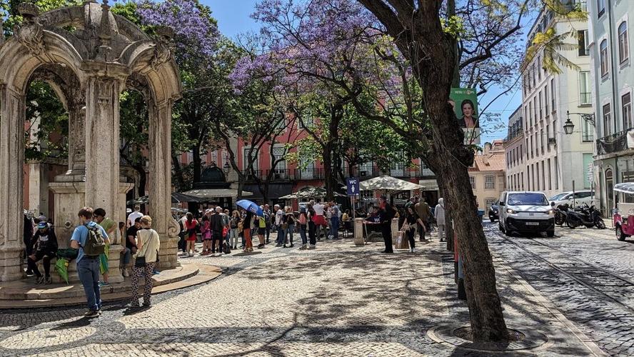 Lisbon, ethnically diverse, is a place of merriment