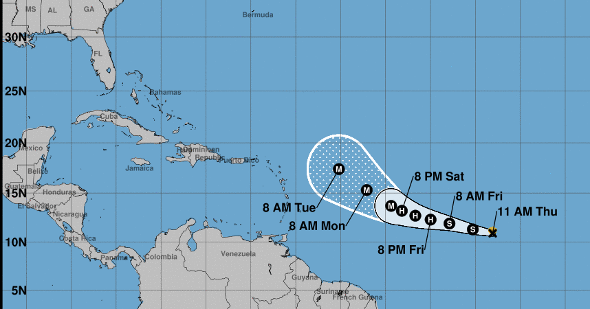 Tropical Storm Sam forms; long-term path and SC impacts still unclear