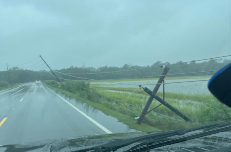 Hamilton: Tropical Storm Debby hits Edisto Island