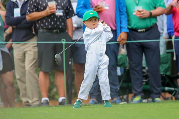 Aiken's Kevin Kisner enjoys family time during Par 3 Contest at the Masters