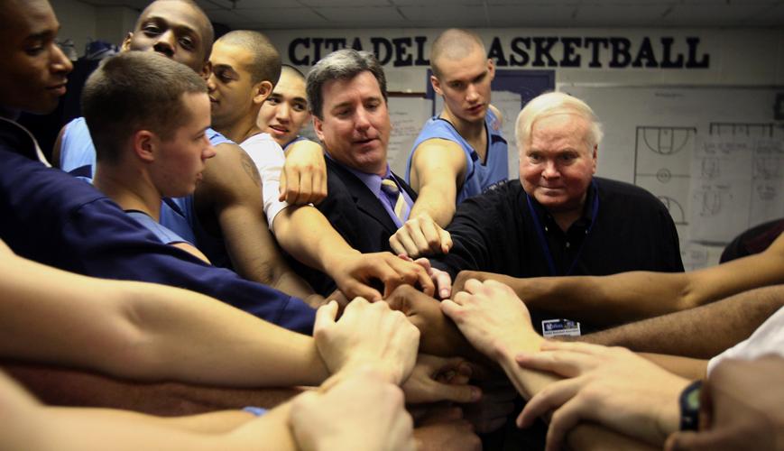 Famed author Pat Conroy was 'in his element' around Citadel basketball