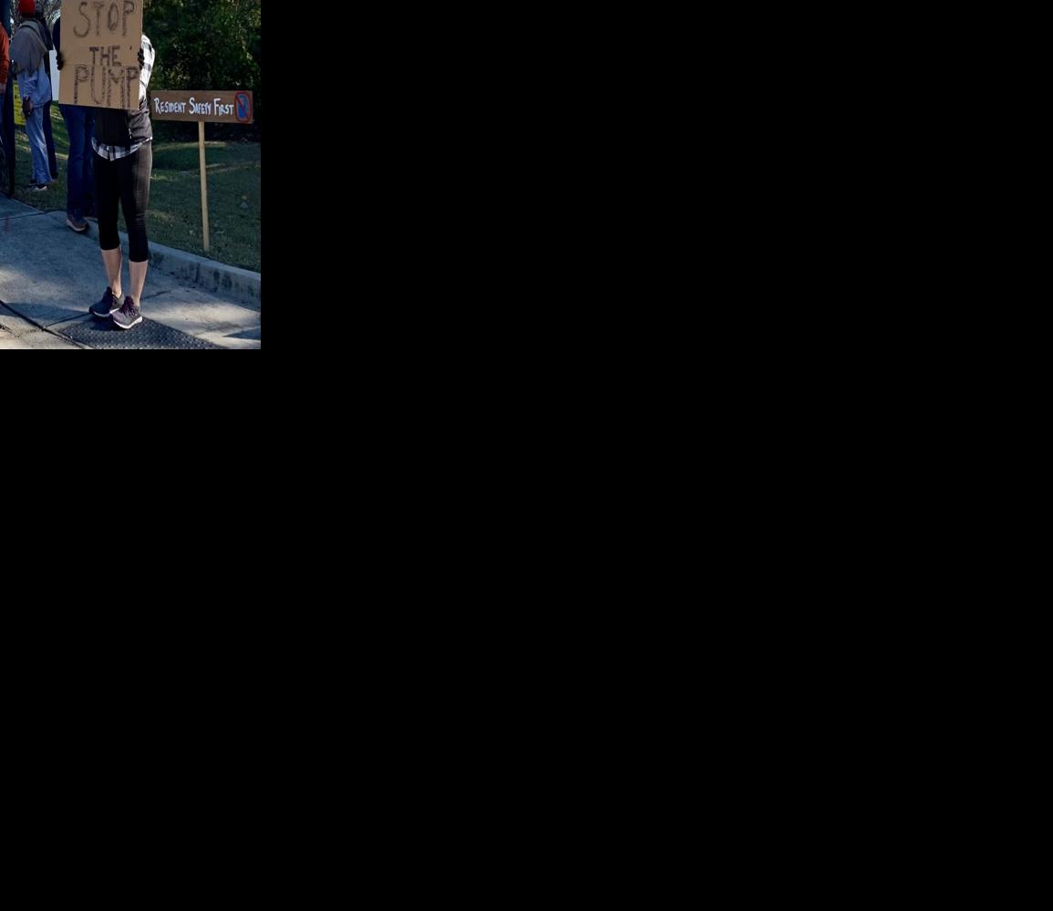 Residents protest gas station development on Old Course Lane | News ...