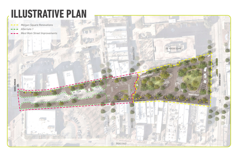 The newest look at Spartanburg's Morgan Square redesign