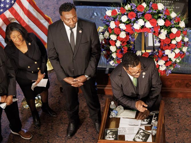 Who attended Jesse Jackson lying in state at SC Capitol?
