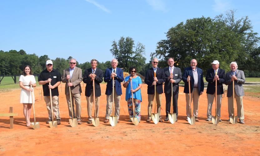 Groundbreaking held for finish line tower at Aiken Steeplechase Racecourse