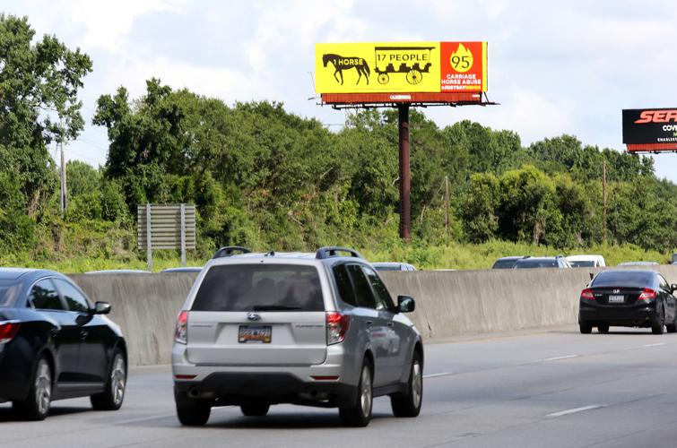 Charleston carriage companies demand 'Just Say Neigh' billboard come down