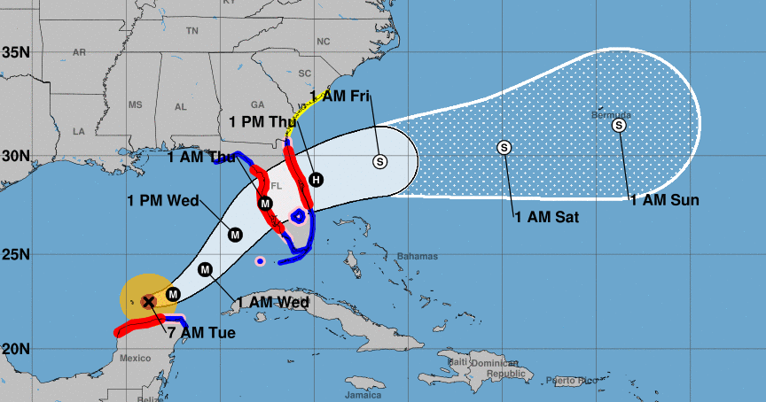 Milton forecast to bring floods, high winds to Charleston